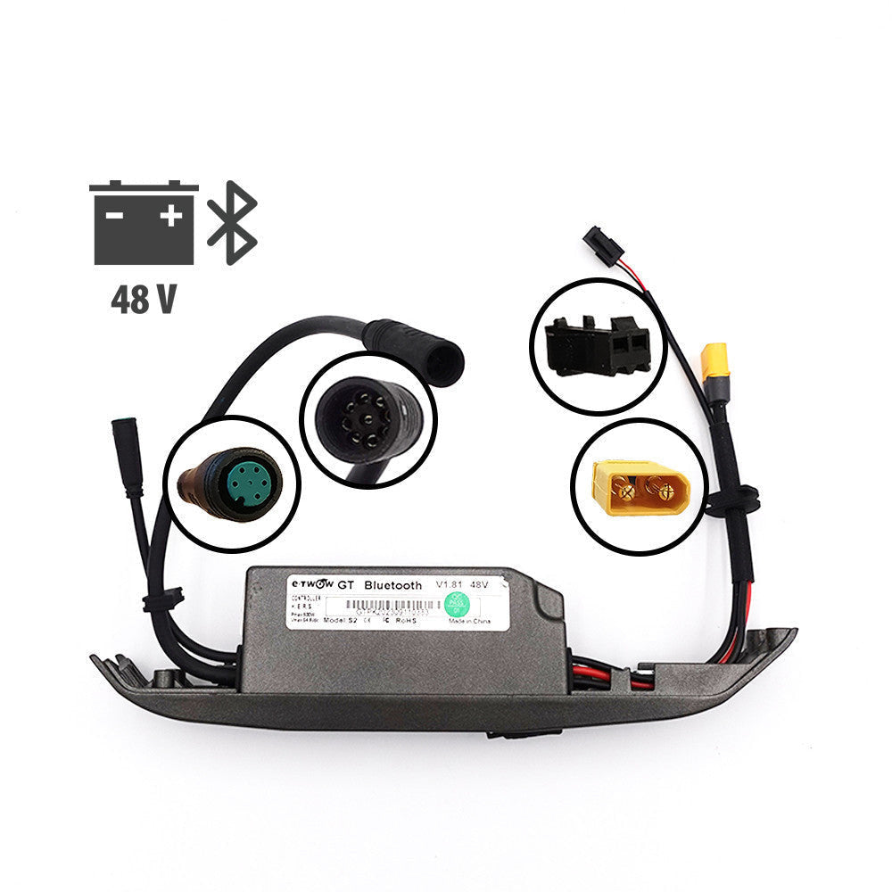 E-Twow GT SL Controller Steuergerät mit Bluetooth 48V neue Stecker ...